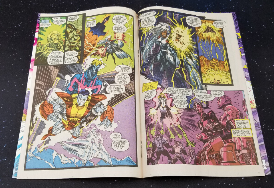 Uncanny X-Men #282 1st Cameo Appearance of Bishop Marvel Comics Raw ...