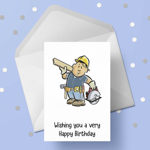 Carpenter Birthday Card | eBay UK