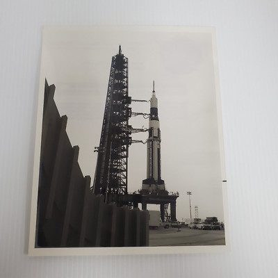 NASA April 24 1964 Apollo Saturn 1 (SA-G) 8x10 PRESS PHOTO #64-SA 6-22 ...