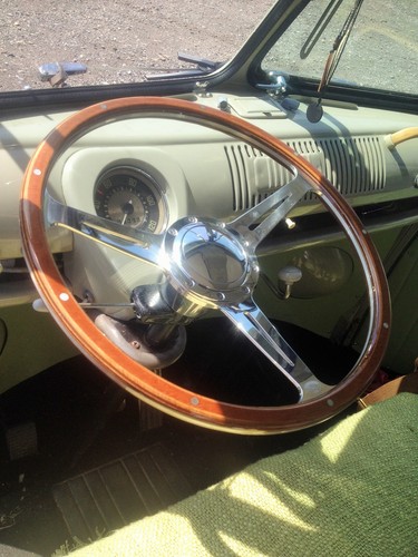 Steering Wheel 16" Wood Rim for Splitscreen VW Bus Camper Type 2 T2 ...