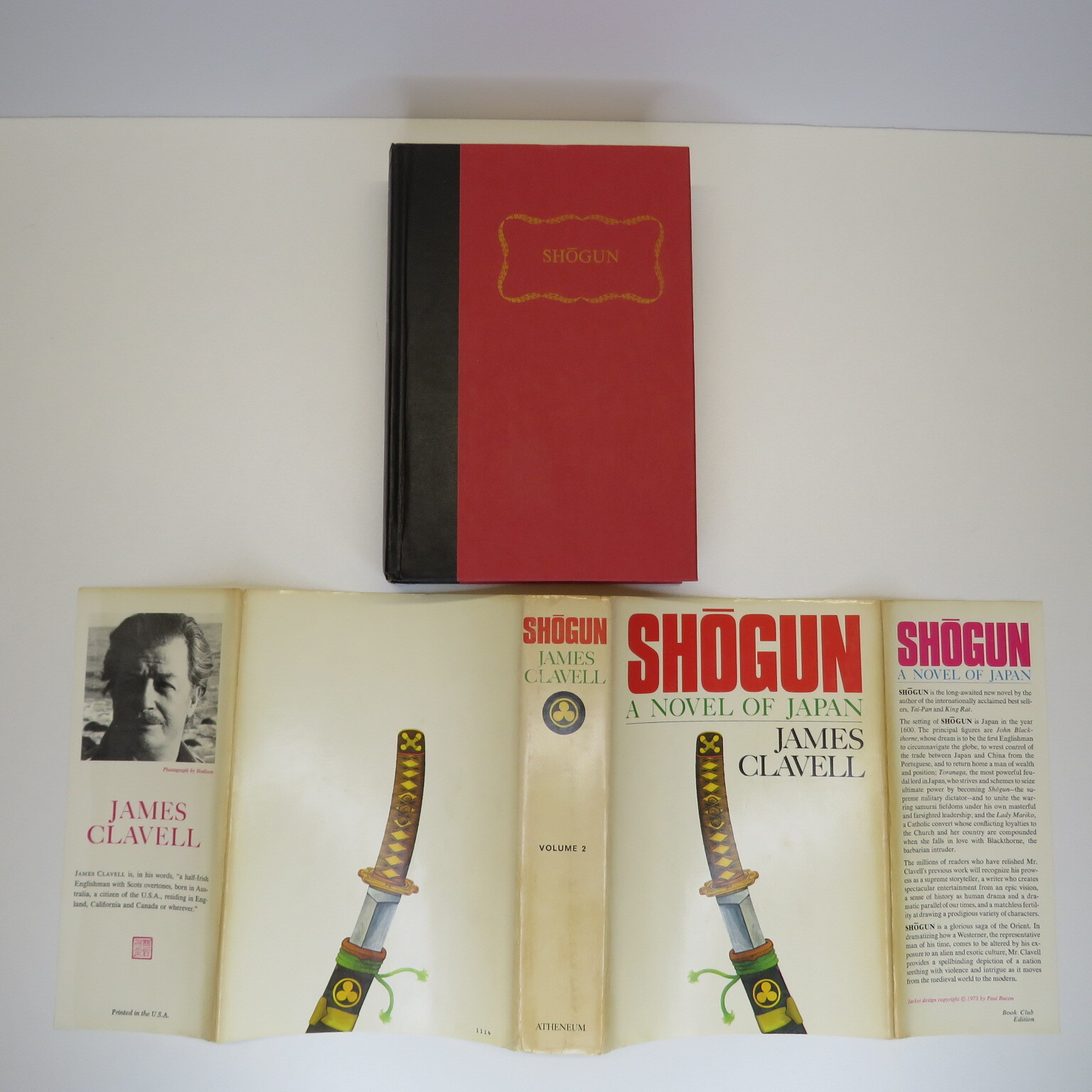 Shogun A Novel Of Japan By James Clavell Book Club Edition 1975 Volume ...