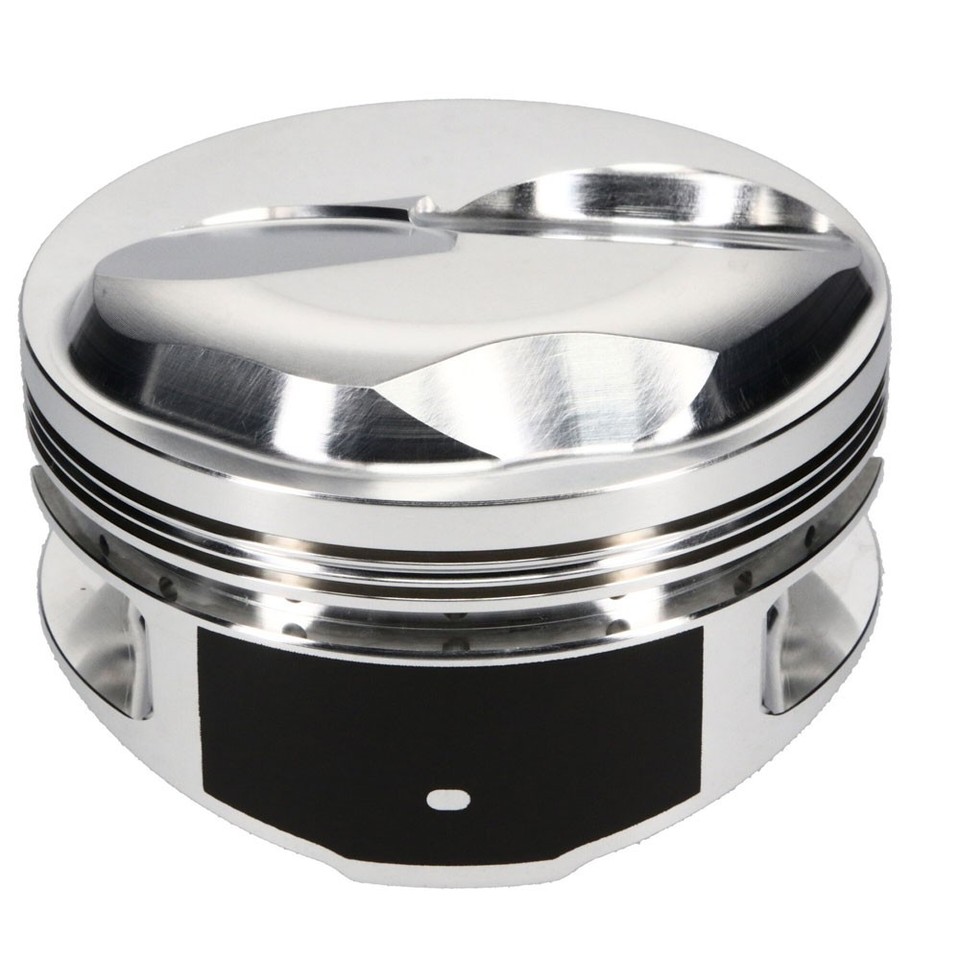 JE Piston Set 258220; Open Chamber 4.600" Bore Dome 2V for Chevy 565 ...