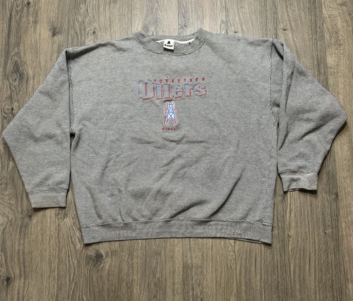 VTG 90’s Tennessee Oilers NFL Crew neck Houndstooth Black/White Men’s ...