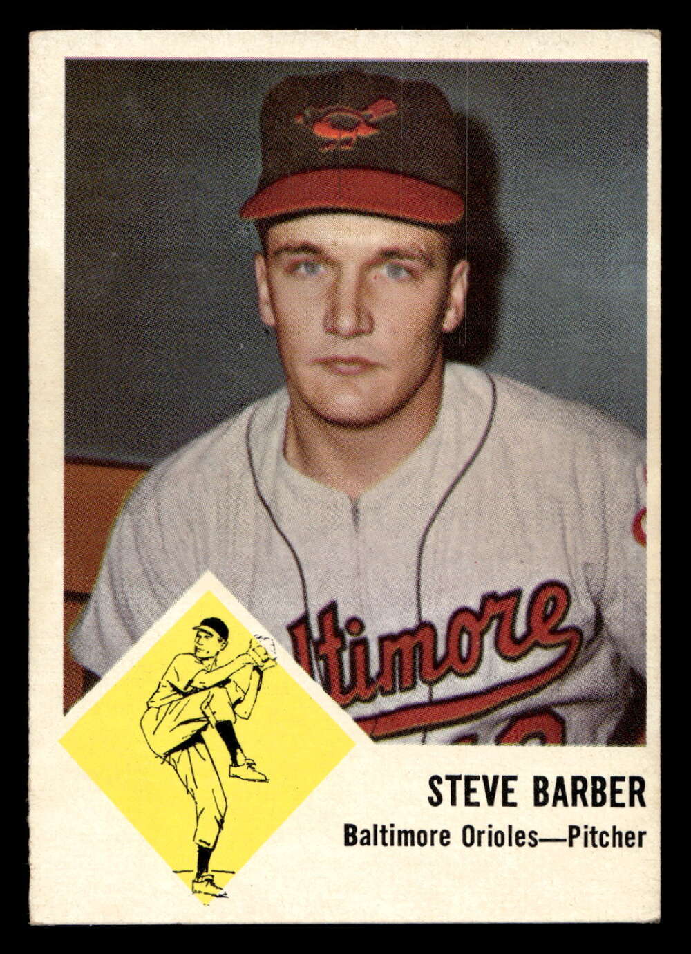 1963 Fleer #1 Steve Barber Excellent Orioles | eBay