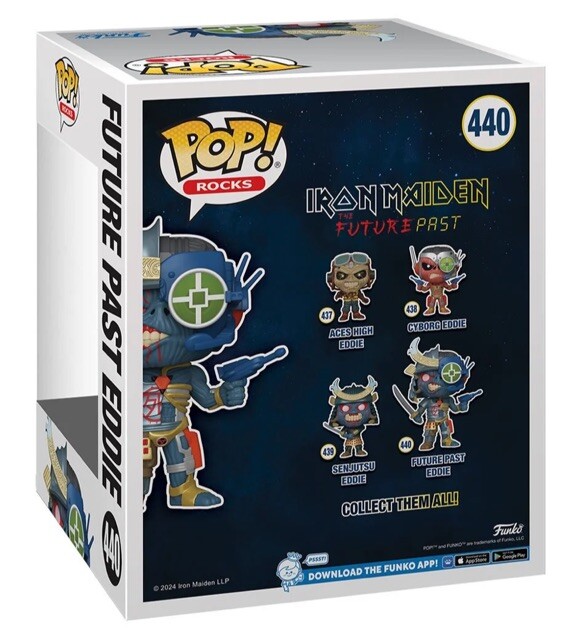 Iron Maiden Future Past Eddie Super 6 3/4-Inch Funko Pop! #440 | eBay