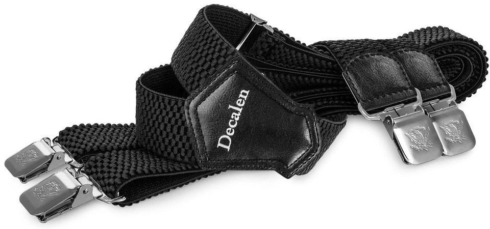 Mens Suspenders Very Strong Clips Heavy Duty Braces Big and Tall X ...