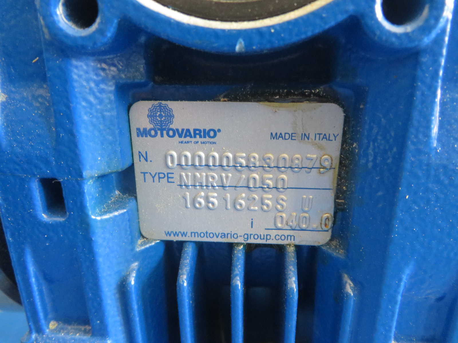 Motovario NMRV-50 Wormgear Reducer Ratio 40.0 | eBay