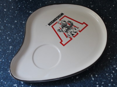 University of Wisconsin-Madison Bucky Badgers Boomerang Vintage Ceramic ...