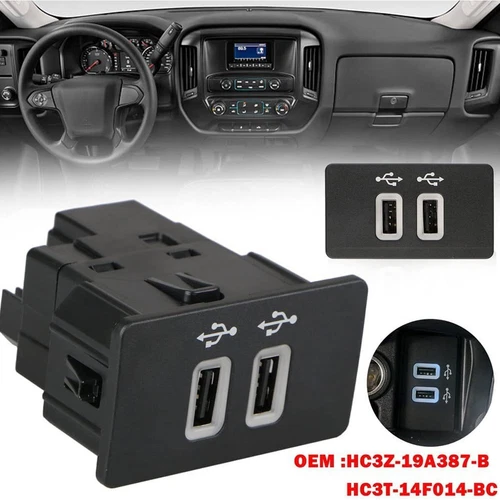 Dual USB CarPlay Interface Module For 2016-2020 Ford F-150 F-250 HC3Z ...