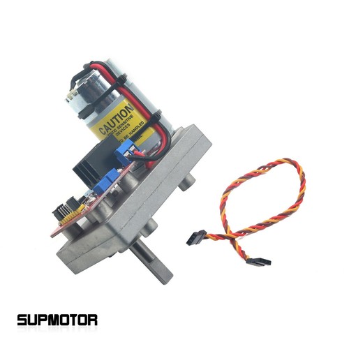 High Torque Servo DC12V 24V 380kg.cm Steel Gear with Potentiometer for ...