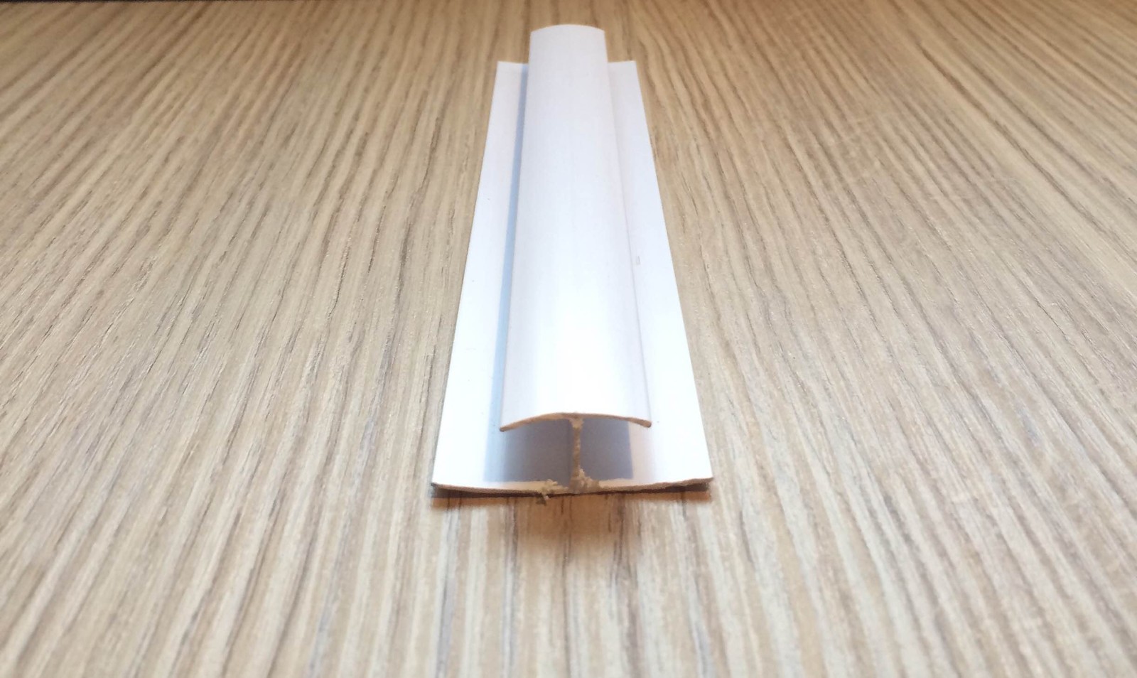 White 8mm Joining Bar Trim 2.6m Bathroom Wall Cladding Wet Wall PVC ...