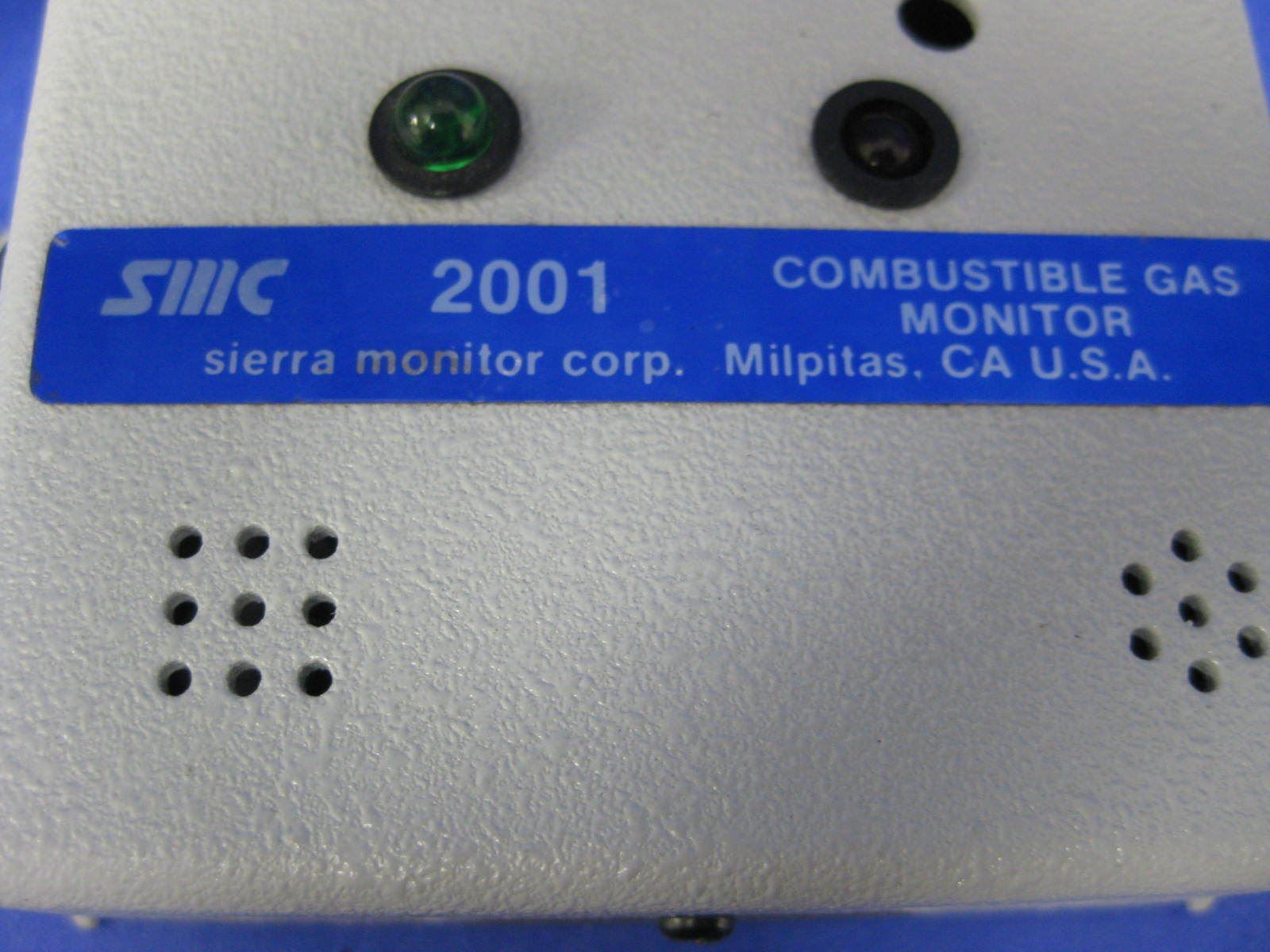 SMC Sierra Monitor Combustible Gas Monitor Model 2001 300ppm H2 for ...