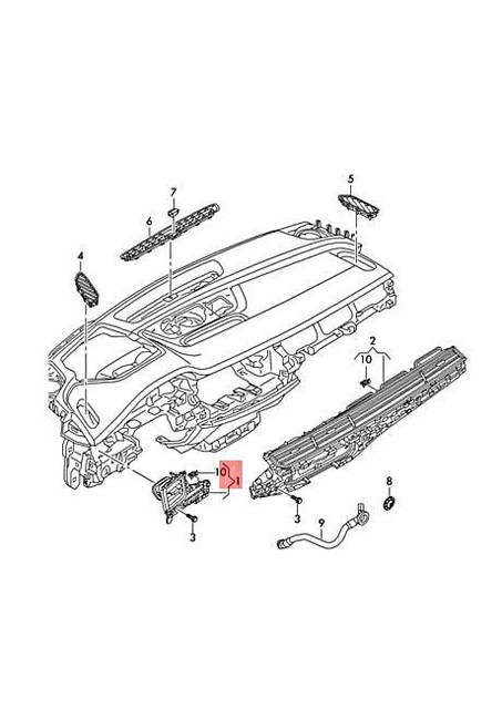 Genuine Audi Air Vent 4M1-820-901-BA-6PS for sale online | eBay