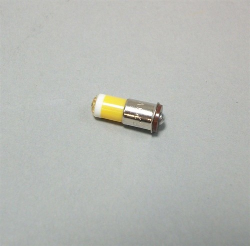 LED Bulbs Center Cathode 28V SX6S Flange Base Yellow 6MF-S-Y-28V Lot Of ...