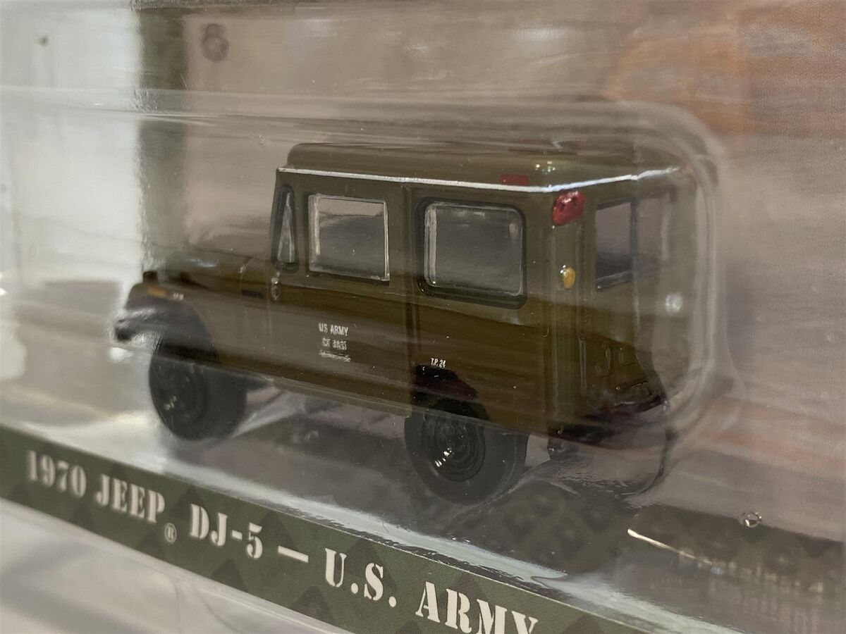 1970 Jeep DJ-5 U.S Army Battalion 64 1:64 Greenlight 61010C 1970 Jeep DJ-5 U.S Army Battalion 64 1:64 Greenlight 61010C