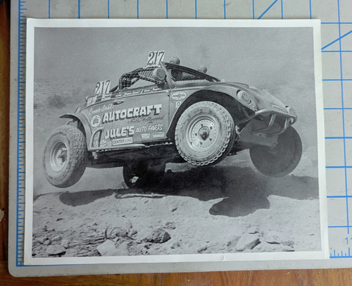 RARE Baja 1000 or Mint 400 Black & White Racing Photograph Autocraft VW ...