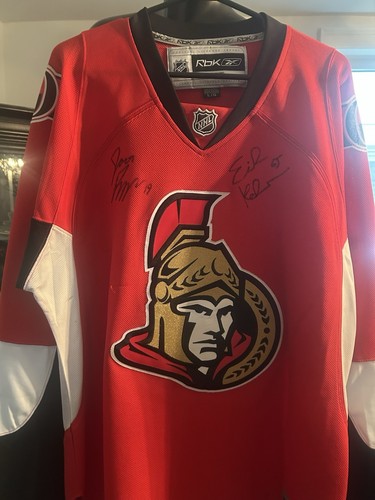 Jason Spezza Erik Karlsson Signed Ottawa Senators NHL Hockey Jersey | eBay