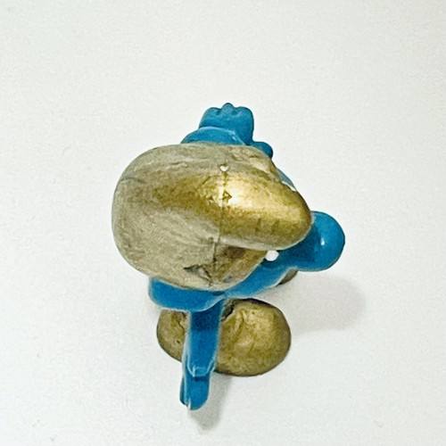 Smurfs Gold Smurf Vintage Figure 20005 Golden Smurf Original Portugal ...