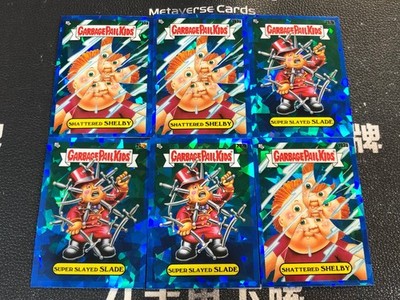 2022 Topps Chrome Sapphire Garbage Pail Kids Base Lot 6 Shattered ...