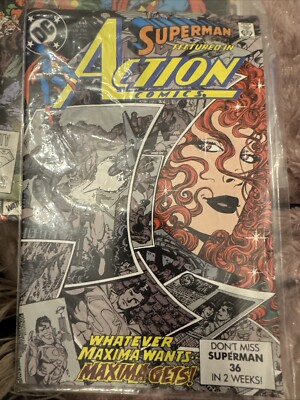 Action Comics #645 1st appearance Maxima! Superman 1989 DC Comics | eBay