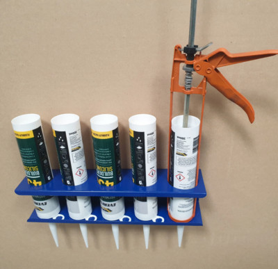 5 Mastic Tube Sealant holder with application gun- Wall storage unit ...