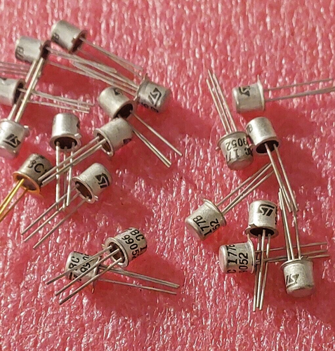 1pcs BC177B PNP SI TRANSISTORS 45V 100mA 300mW 100MHz TO18 SGS STM | eBay