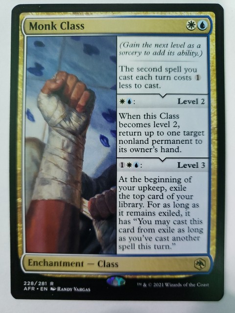 MTG Monk Class Adventures in the Forgotten Realms 228/281 Regular Rare ...