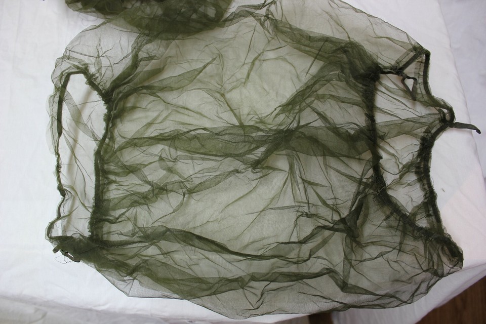 US Military Issue ORIGINAL Army USMC MOSQUITO HEAD NET Mosquito Netting ...