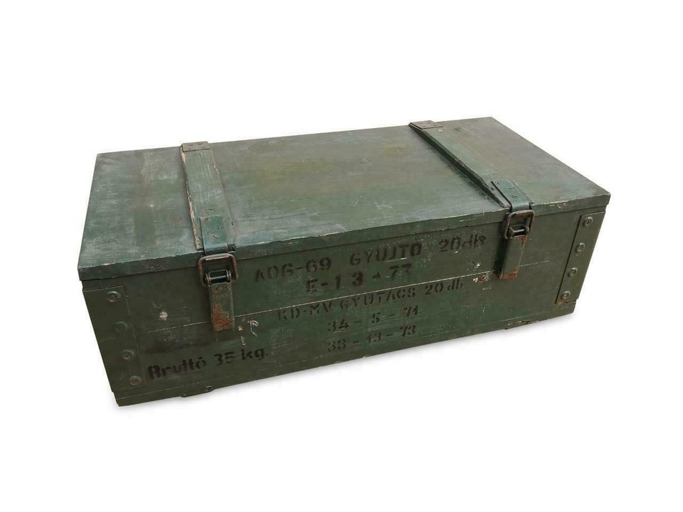 Army Box Ammo Military Metal Storage Box Tool Box Metal Clip Lock ...