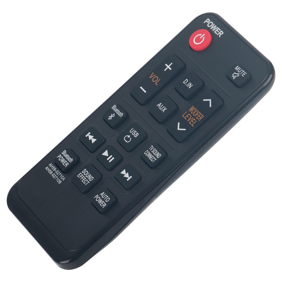 AH59-02710A,AH59-02710B Replace Remote Control Fit for Samsung Soundbar ...