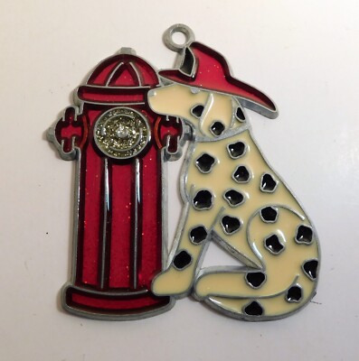 Stained Acrylic/Glass Sun Catcher Fire Hydrant & Dalmatian | eBay