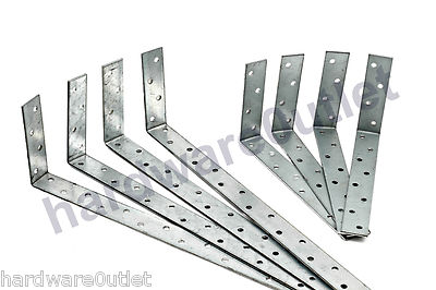 Galvanised Builders Strap BENT at 100mm - 27.x 2.4 mm | eBay UK
