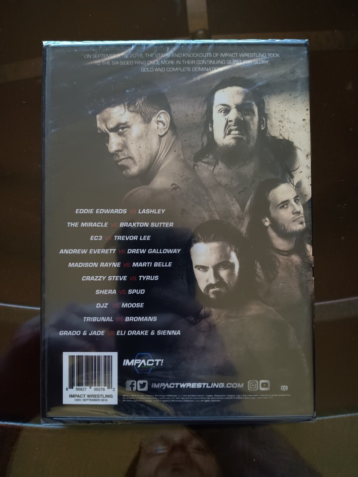 TNA Impact Wrestling One Night Only September 2016 (DVD) Brand NEW ...