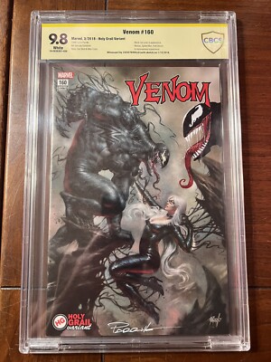 VENOM #160 3/18 CBCS 9.8 HOLY GRAIL VARIANT VENOM SKETCH & SS LUCIO ...