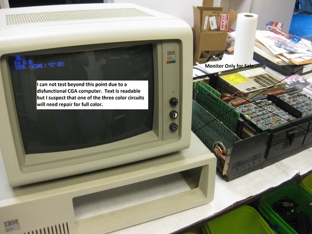 IBM 5153 12" CRT Monitor for sale online | eBay