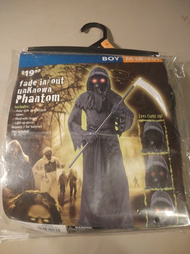 Costume Fade in Out Unknown Phantom Boys M 8 10 Halloween Fun World ...