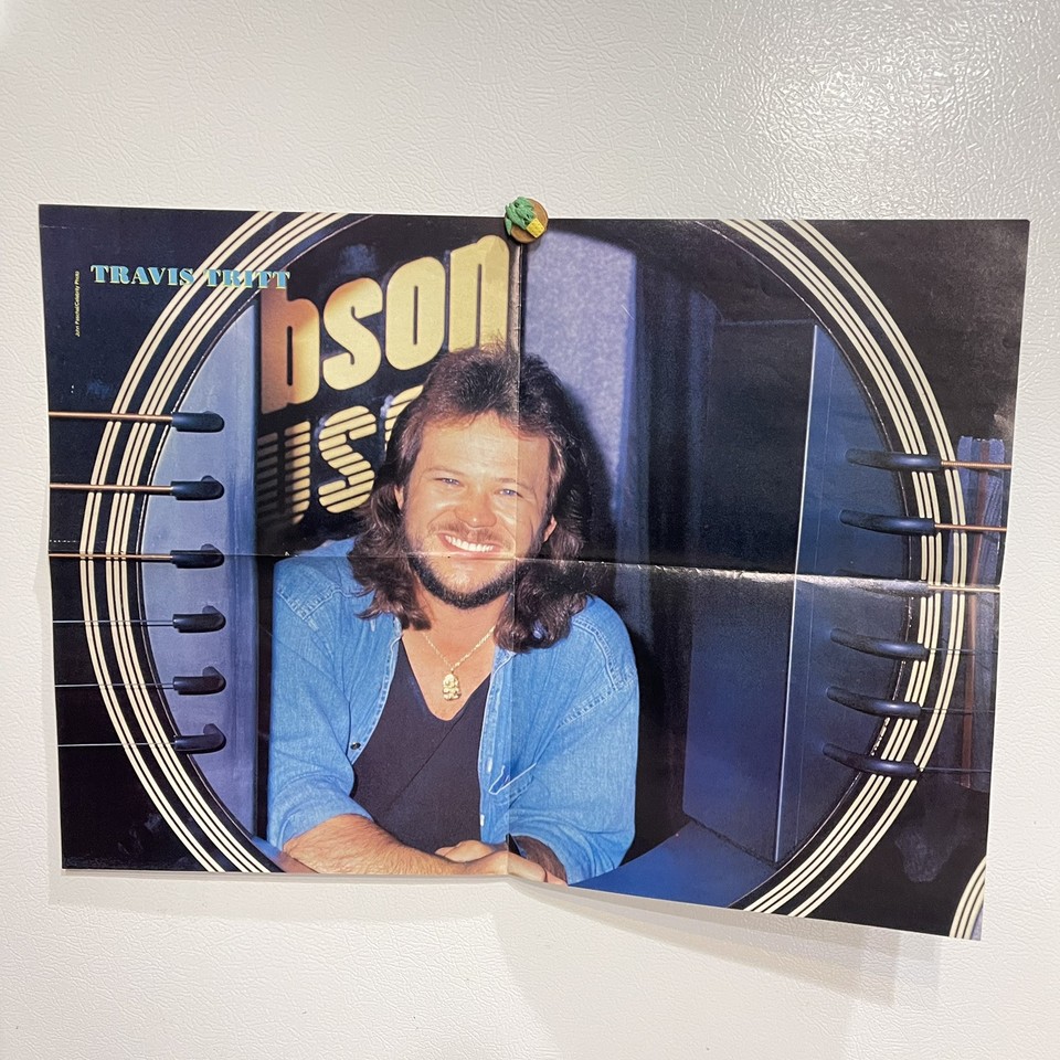 Vintage Country Music Magazine Poster Billy Ray Cyrus Travis Scott 2 ...