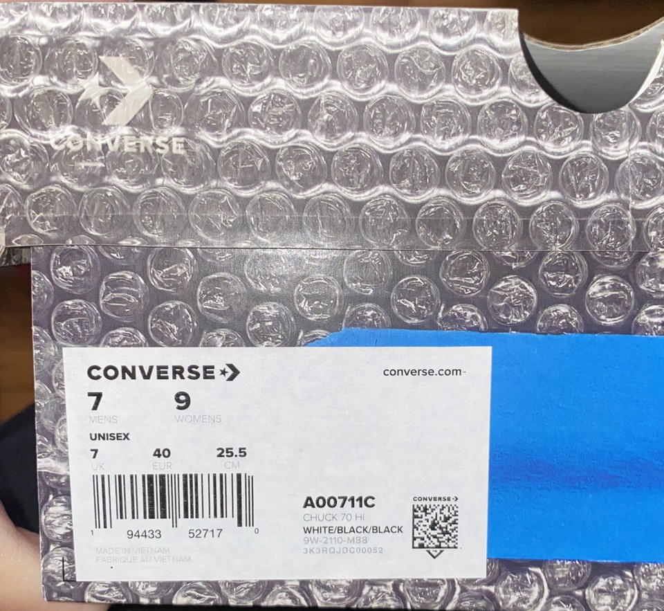 Converse x Joshua Vides Made in Studio Chuck 70 Hi A00711C 7 Mens / 9 ...