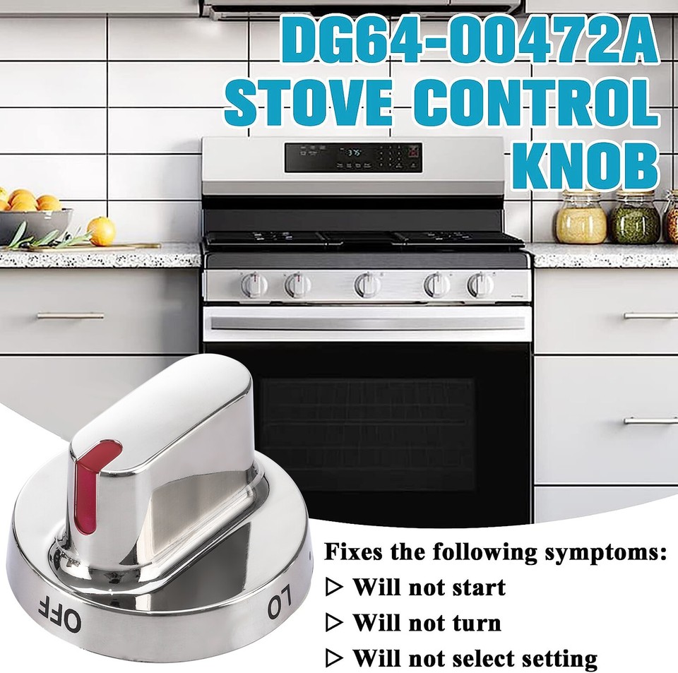 DG64-00472A Gas Stove Replacement Knobs for Samsung Range Oven DG68 ...
