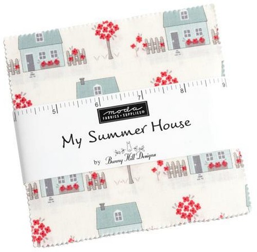 My Summer House Moda Charm Pack 42 100% Cotton 5" Precut Fabric Quilt ...