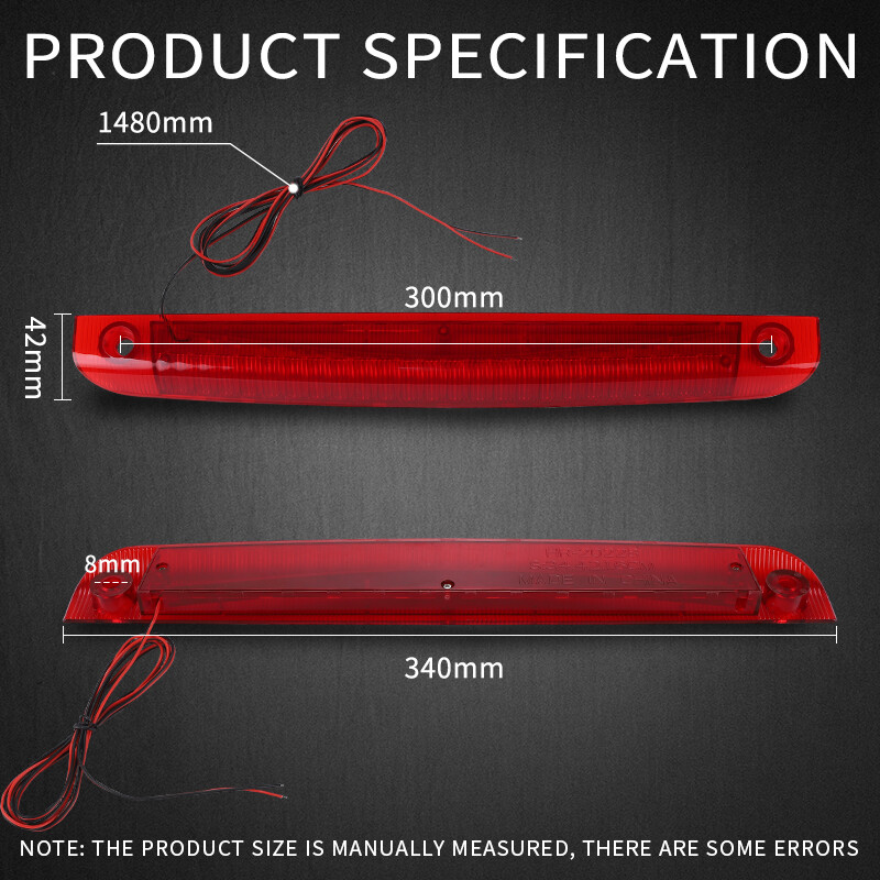 Car 13in LED High Mount Third 3RD Brake Light Rear Stop Tail Lamp 12V ...