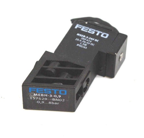 FESTO MSEB-3-24VDC 389614 | MEBH-3-0,9 157529 Magnetventil Pneumatik ...