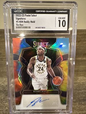 2022-23 Select Buddy Hield Tie Dye Signatures GM10 /25 | eBay