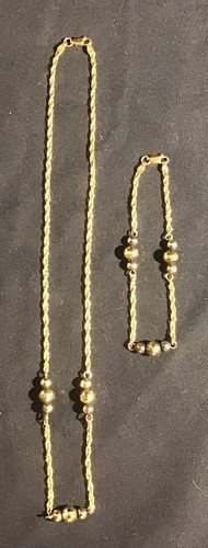 MILOR Made In ITALY 925 Sterling Rope Chain Gold Accent Necklace ...
