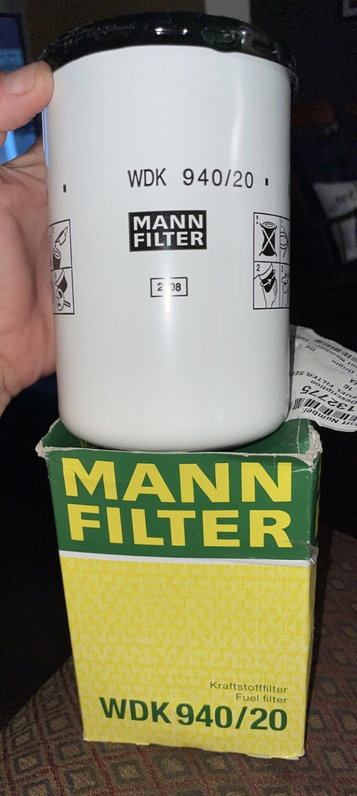 MANN WDK940 - Cross reference fuel filters