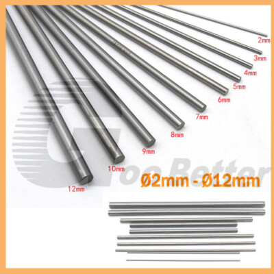 Silver Steel Ground Shaft Rod Round 2mm 3mm 4mm 5mm 6mm 7mm 8mm 9mm ...