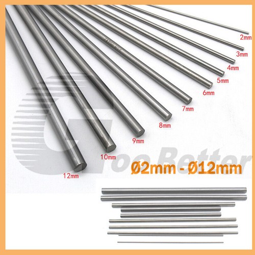 Silver Steel Ground Shaft Rod Round 2mm 3mm 4mm 5mm 6mm 7mm 8mm 9mm ...