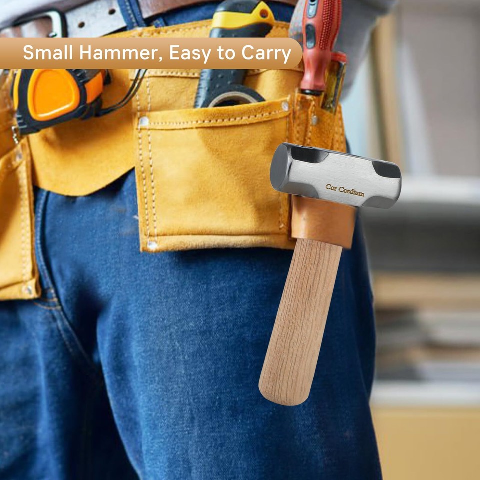 Sledge Hammer Mini Sledge Hammer w Steel Hammer Head and Wood Short ...