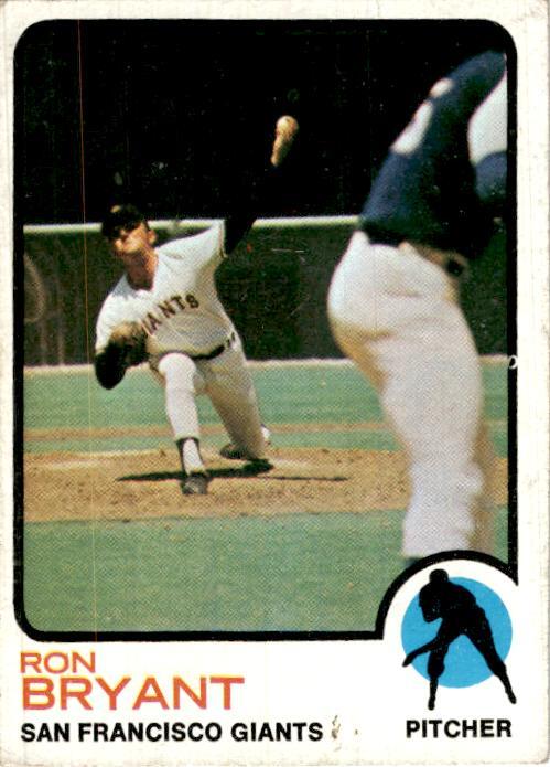 1973 Topps Baseball #298 Ron Bryant San Francisco Giants Vintage ...