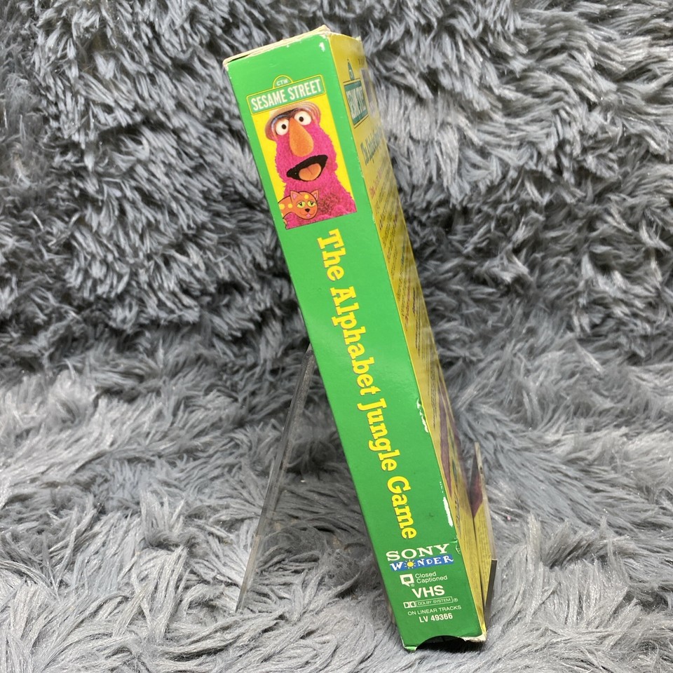 Sesame Street Alphabet Jungle Game VHS 1998 Video Tape Elmo Children ...
